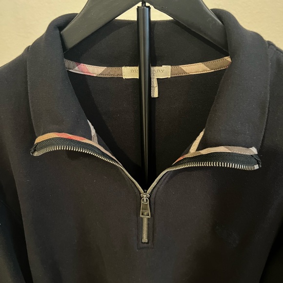 Burberry | Sweaters | Burberry Black Vneck Sweater | Poshmark